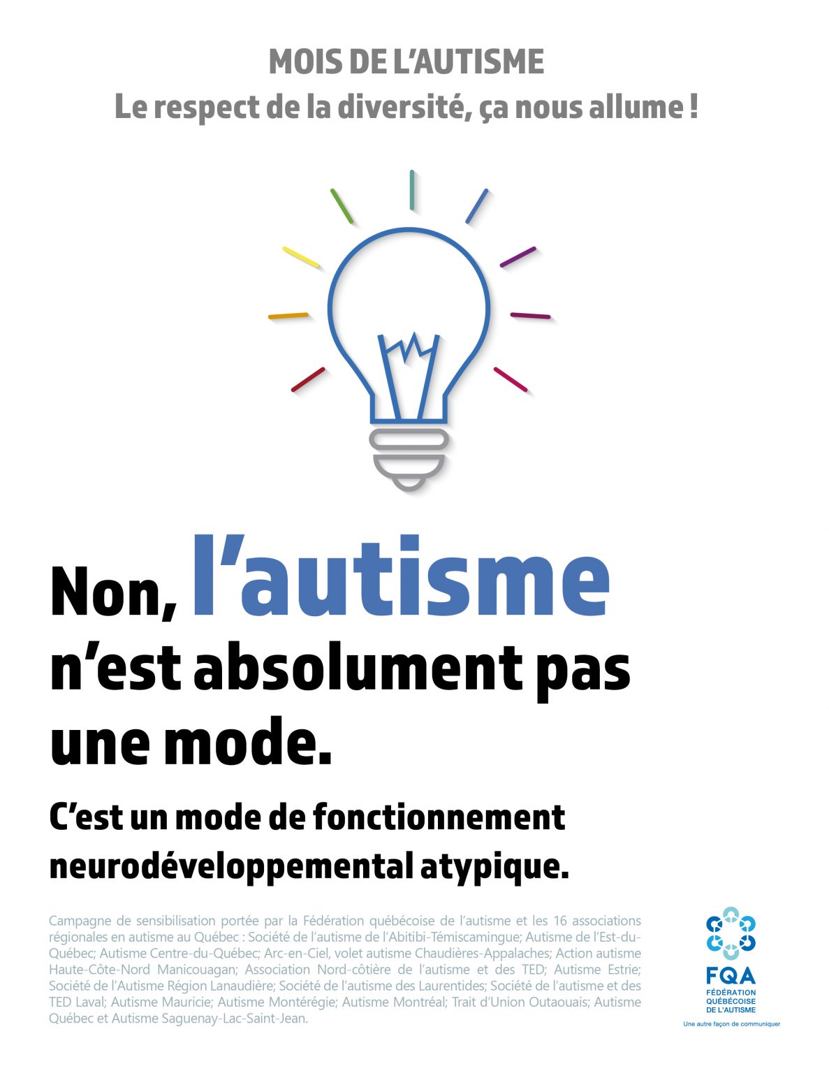 Mois de l'autisme - Autisme Centre-du-Québec